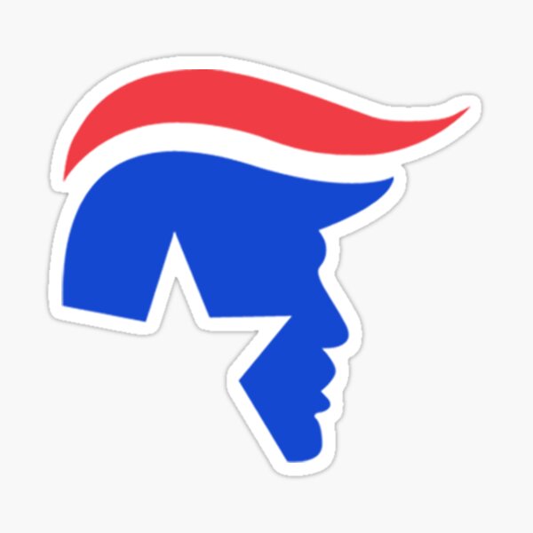 "Trump Campaign Logo" Sticker for Sale by Politiculus | Redbubble