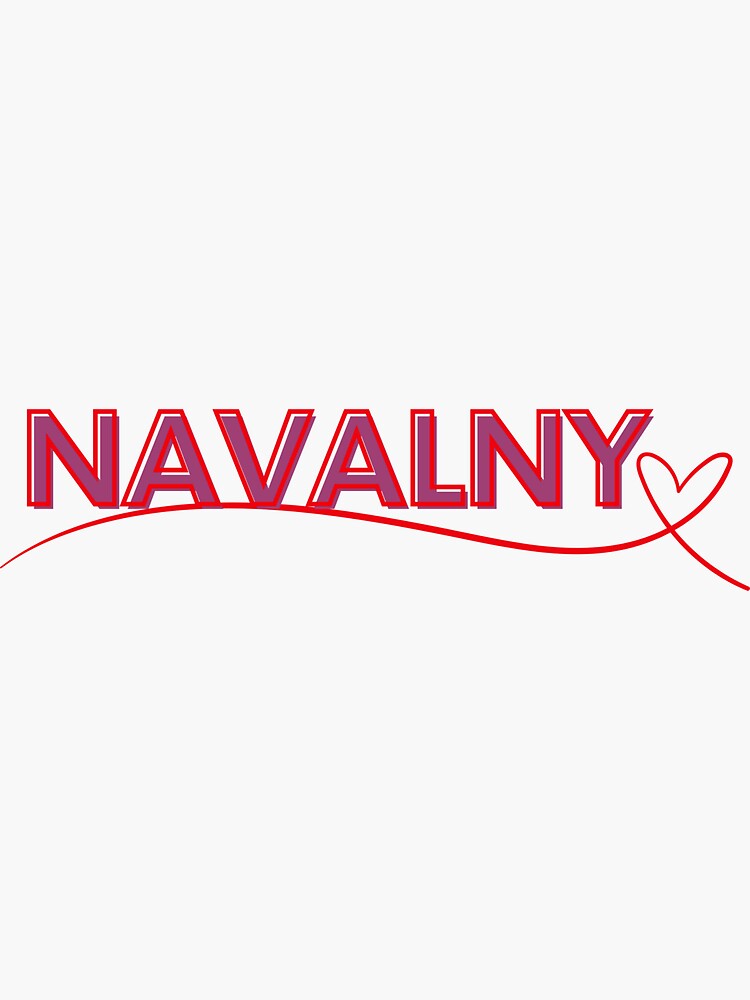 "Alexei Navalny" Sticker for Sale by adamajd | Redbubble