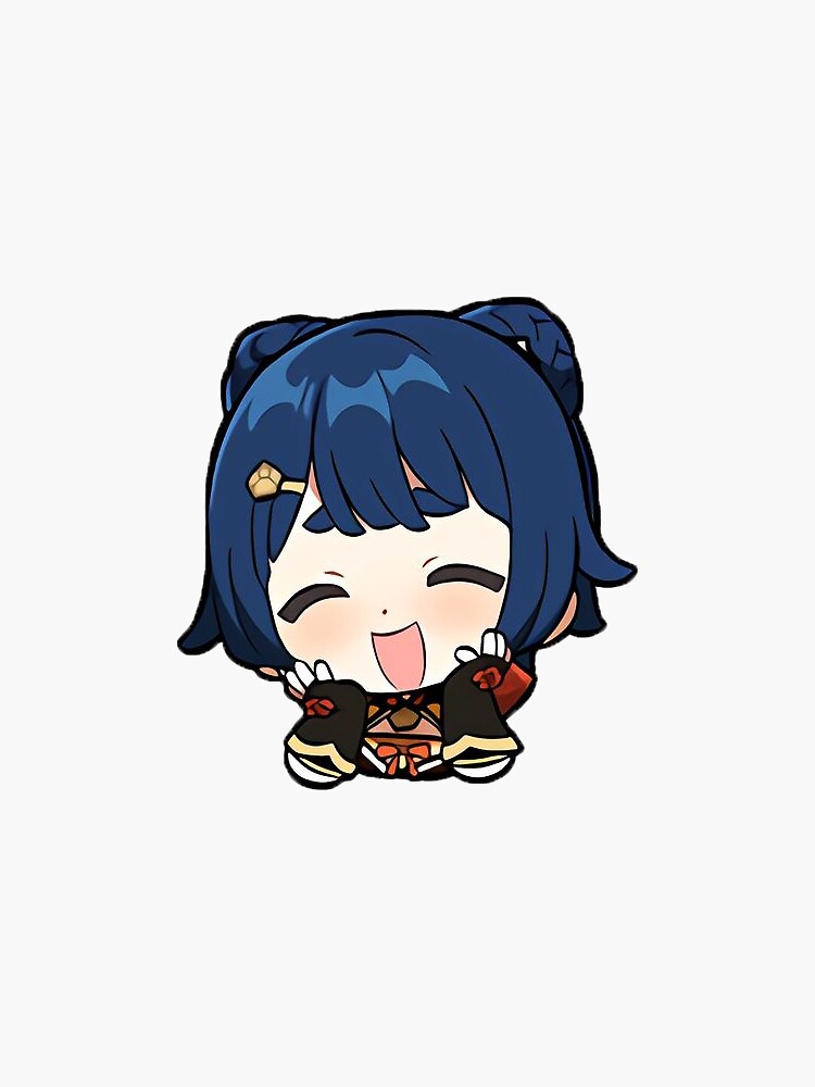 "genshin xiangling" Sticker for Sale by TinaButerflys | Redbubble