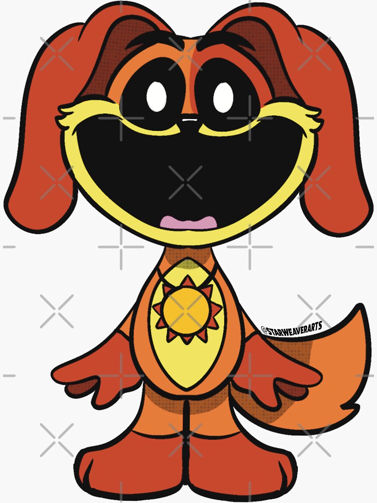 "DogDay from Poppy Playtime" Sticker for Sale by StarWeaverArts | Redbubble