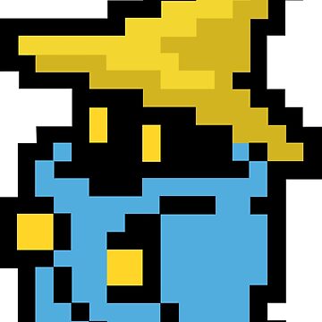 "Black Mage 8BIT" Sticker by artxlife | Redbubble