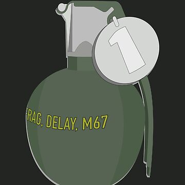 "Army Dad Joke Complaints Department M67 Grenade Meme" Sticker for Sale ...