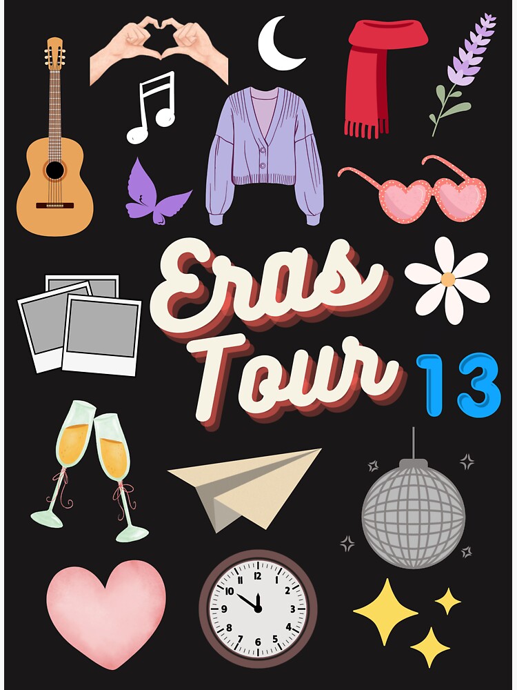 "Taylor Swift Eras Tour Symbols " Sticker for Sale by PokieNeck | Redbubble