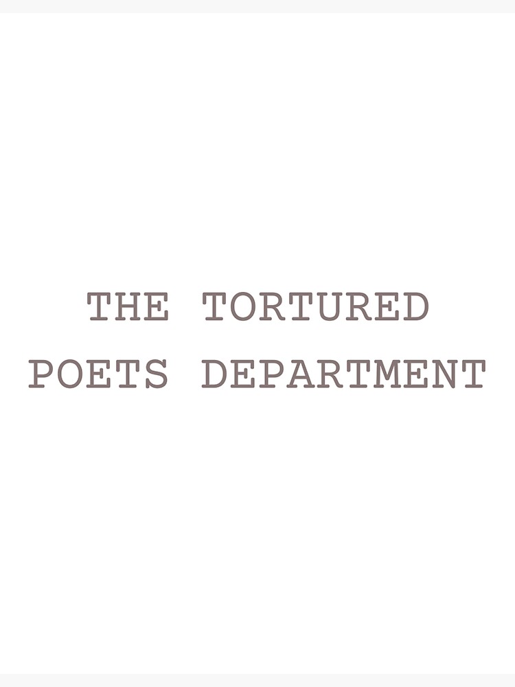 "The Tortured Poets Department Taylor Swift" Sticker for Sale by Miya ...