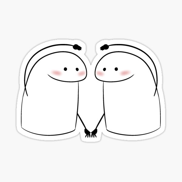 "Flork Love" Sticker for Sale by Donnielle03 | Redbubble