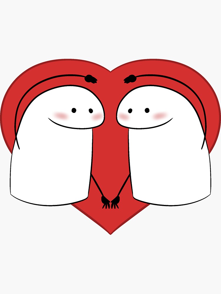 "Flork Love Version 2" Sticker for Sale by Donnielle03 | Redbubble
