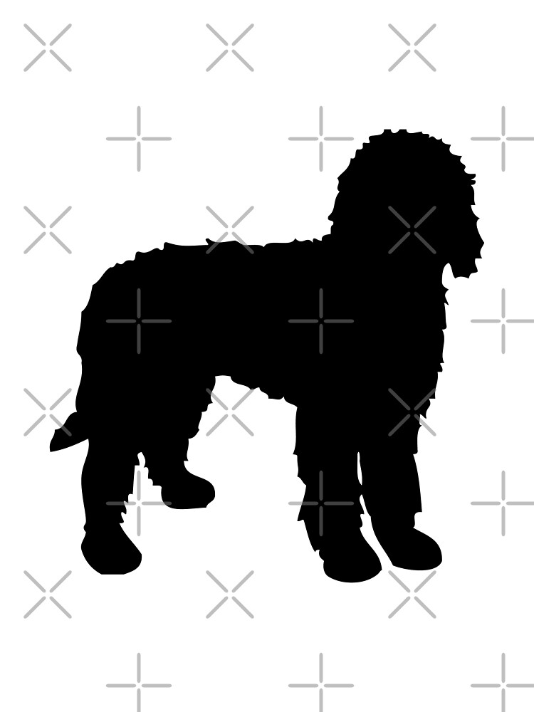 "Labradoodle Silhouette" Art Print by emrdesigns | Redbubble