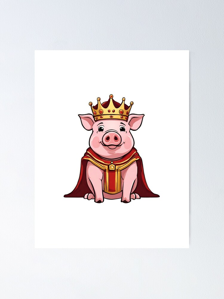 Fondo De Pantalla De Dibujos Animados Del Rey Cerdo Fondo De