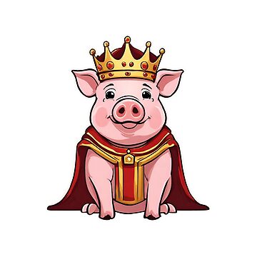 Fondo De Pantalla De Dibujos Animados Del Rey Cerdo