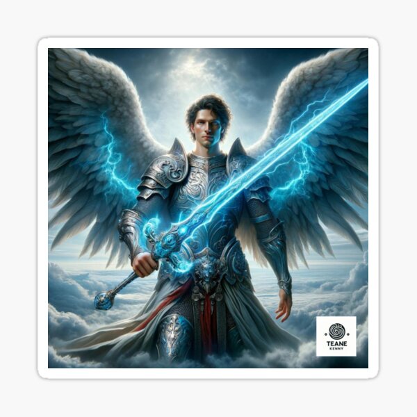 "Archangel Michael" Sticker for Sale by Te-Ane | Redbubble