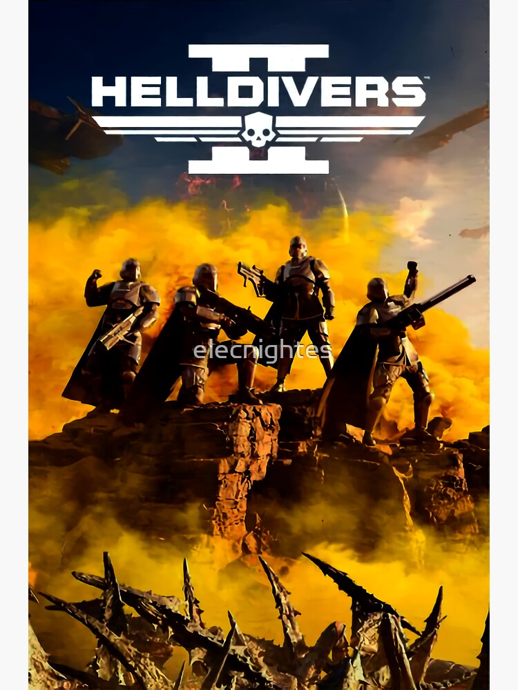 "Helldivers 2" Sticker for Sale by elecnightes | Redbubble