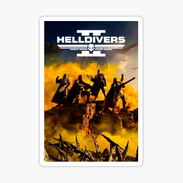 "Helldivers 2" Sticker for Sale by elecnightes | Redbubble