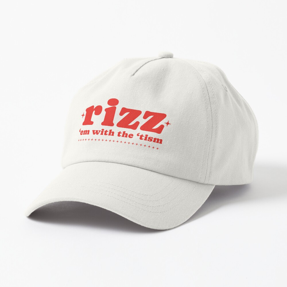 "rizz 'em with the 'tism" Sticker for Sale by merialnam | Redbubble