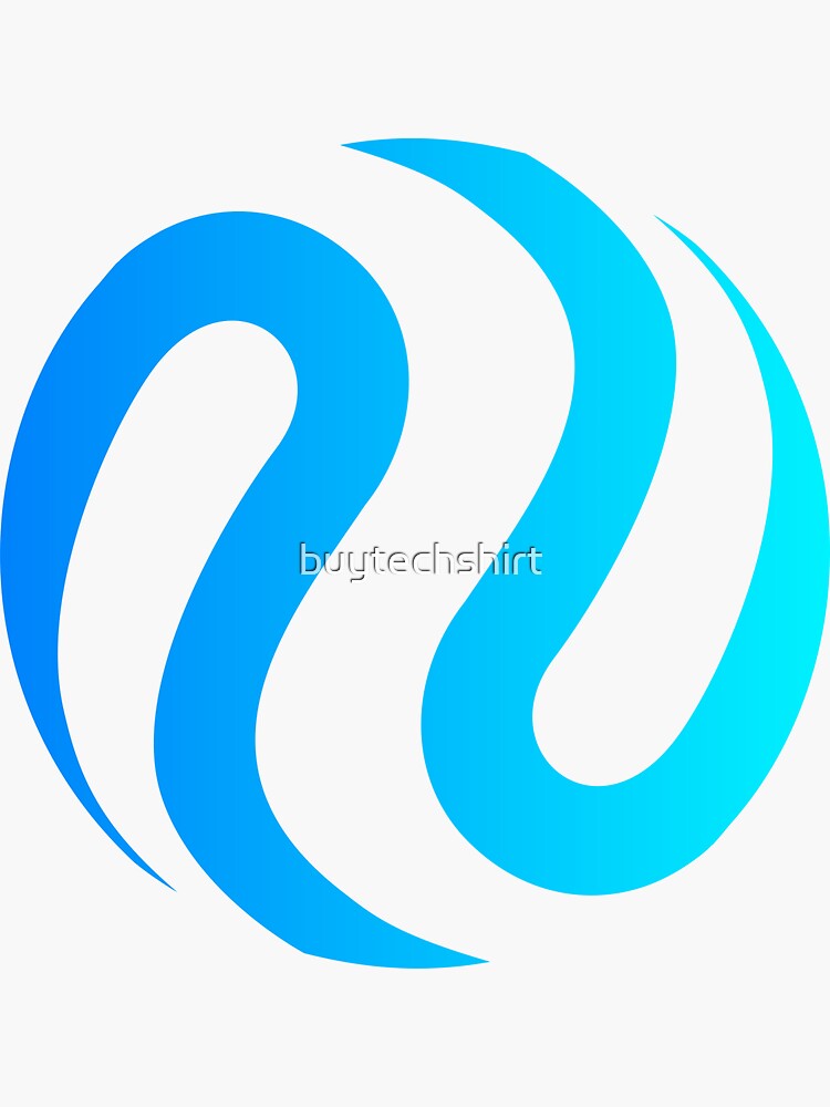 "Injective INJ Logo - Crypto Merge Minimalist" Sticker for Sale by ...