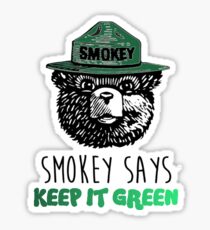 Smokey Bear Stickers | Redbubble