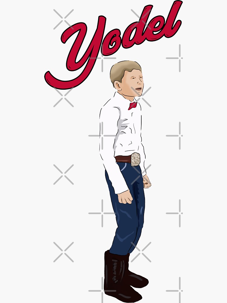 "Walmart Yodel Boy Meme" Sticker for Sale by Barnyardy | Redbubble