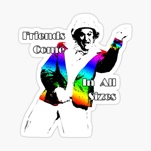 "Death to Smoochy Rainbow Randolph- Friends Come In All Sizes" Sticker ...