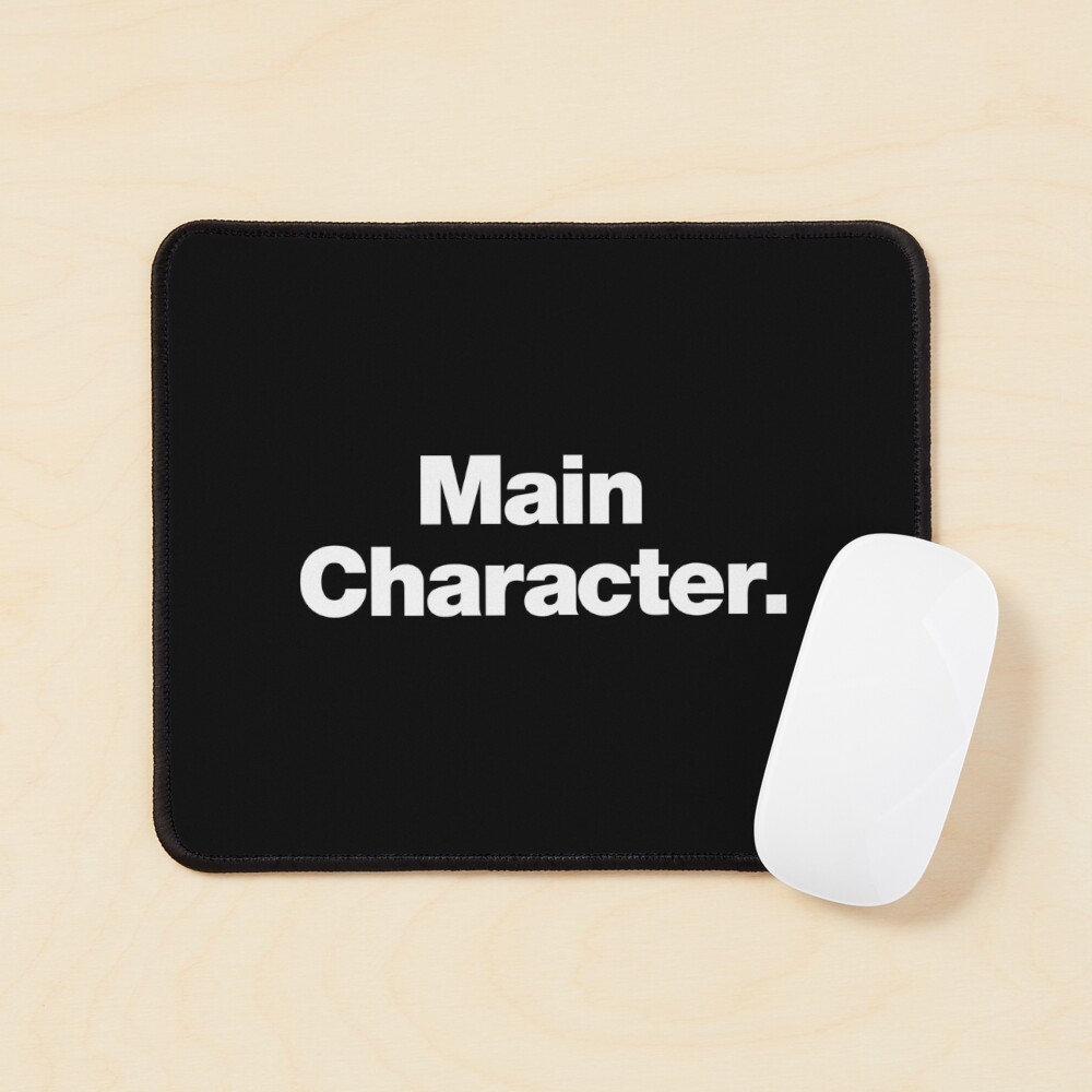 "Main Character." Sticker for Sale by chestify | Redbubble