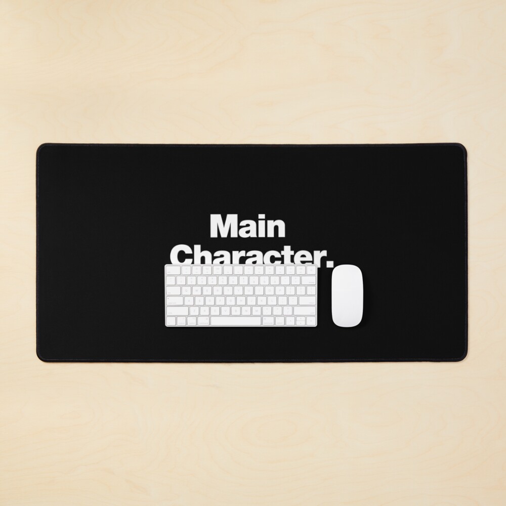"Main Character." Sticker for Sale by chestify | Redbubble