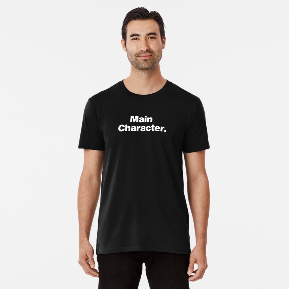 "Main Character." Sticker for Sale by chestify | Redbubble