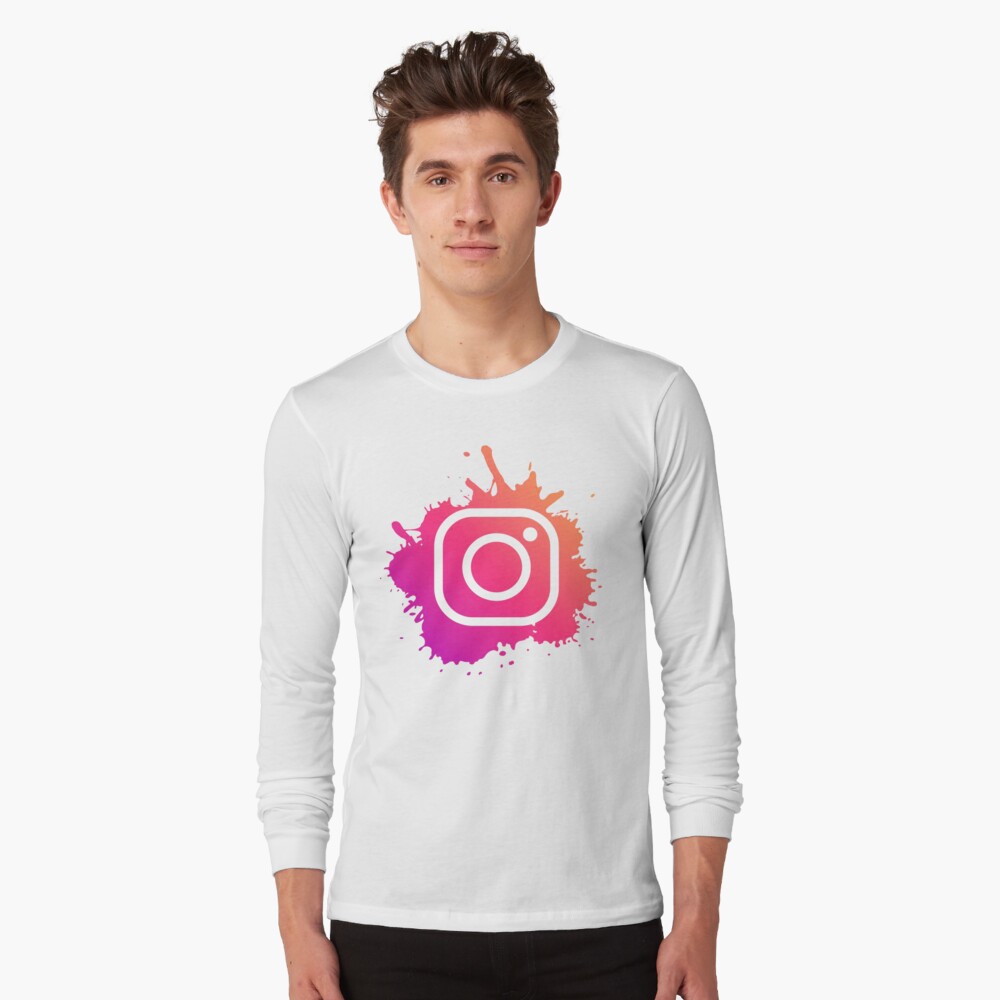 "Instagram Logo Design for T-Shirts Men and Women" Sticker for Sale by The Designer | Redbubble
