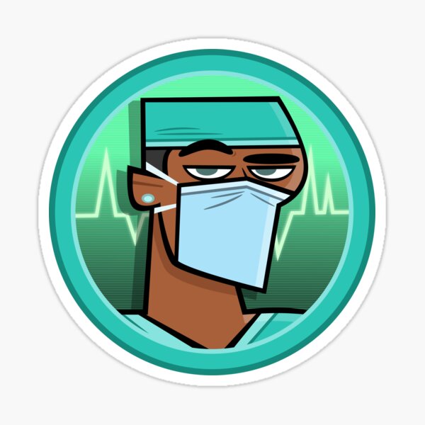 "Total Drama Reboot Icon - Surgery Caleb" Sticker for Sale by ...