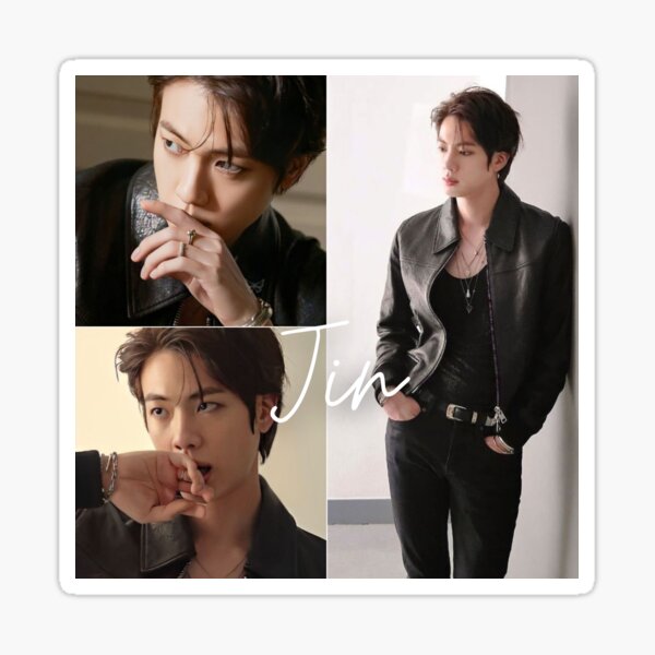 "Jin" Sticker for Sale by KaRaSha | Redbubble