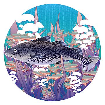 "Cod Swimming Amongst Mere Minnows" Sticker for Sale by rainie-png ...