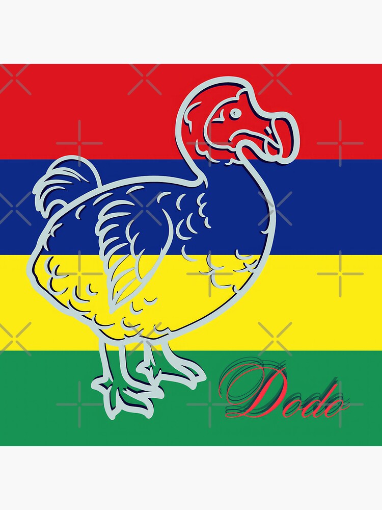 "Mauritius Dodo Flag: Symbolism and Heritage" Sticker for Sale by ...