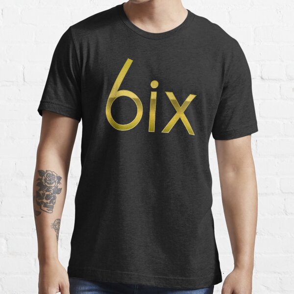 "6ix (Gold)" T-shirt for Sale by DynastyGear | Redbubble | six t-shirts - 6 t-shirts - 6ix t-shirts
