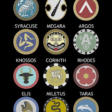 "Greek Hoplite Shields - Ancient Greek Aspis Shields - Greek Phalanx ...