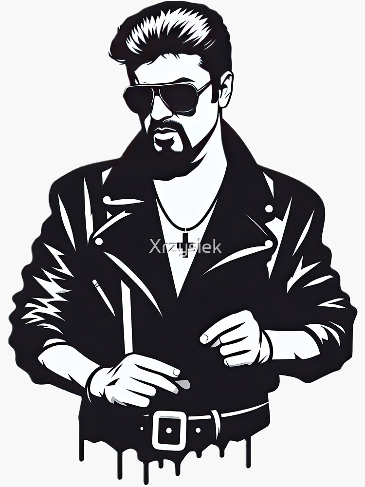 "George M." Sticker for Sale by Xrzysiek | Redbubble