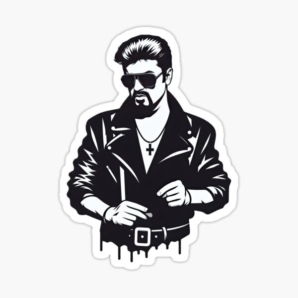 "George M." Sticker for Sale by Xrzysiek | Redbubble