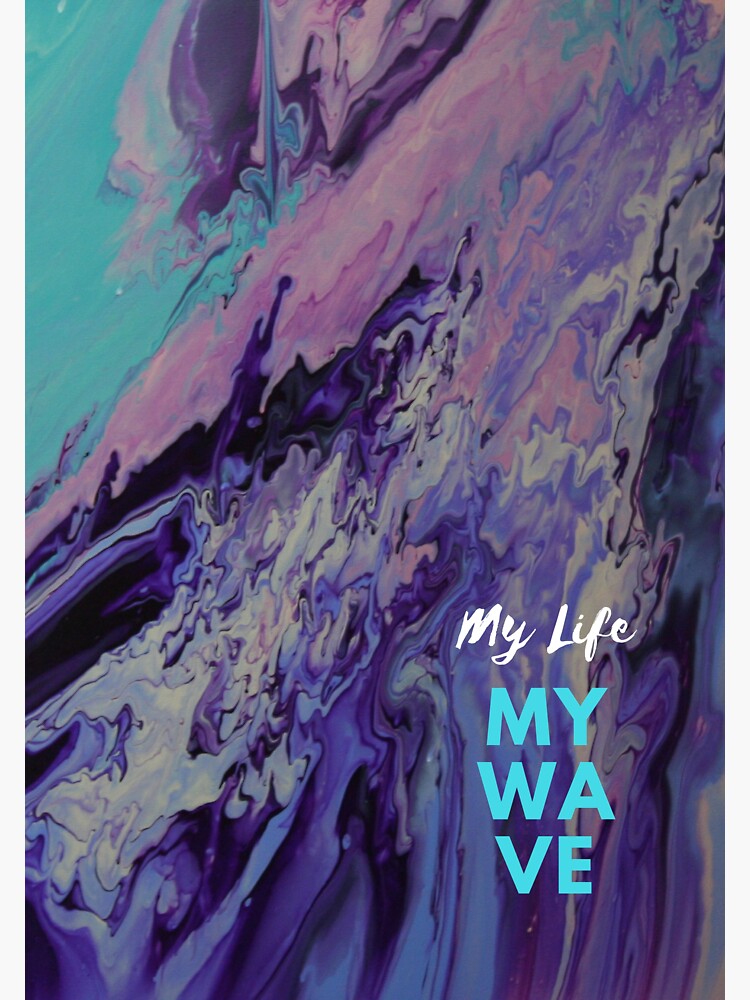 "My Life my Wave" Sticker for Sale by margotgonzalez | Redbubble