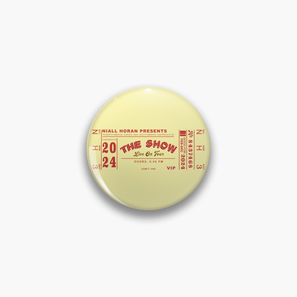 "The Show Live On Tour Commemorative Ticket" Sticker for Sale by ...