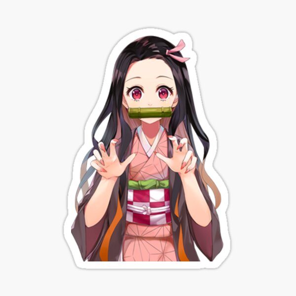 "Nezuko Cute" Sticker for Sale by Designnnyy | Redbubble