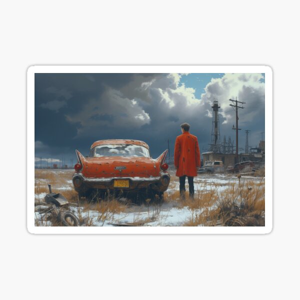 "Solitude in Scarlet: A Timeless Journey Amidst Forgotten Wastelands ...