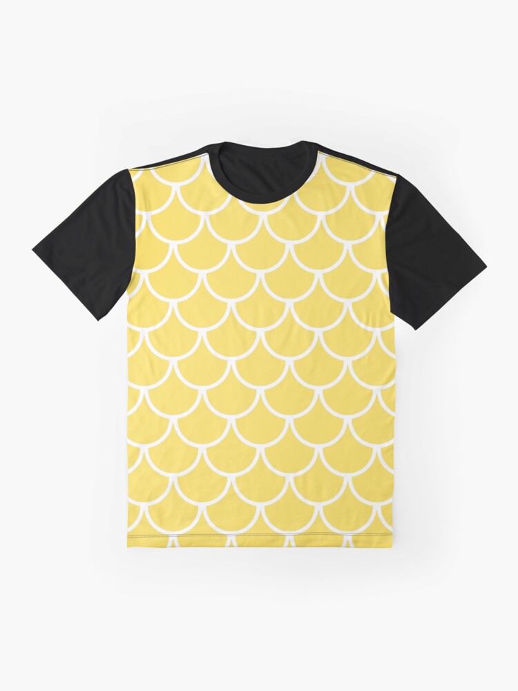 "Fish Scales Pattern: Yellow" Graphic T-Shirt for Sale by MilitaryCandA ...