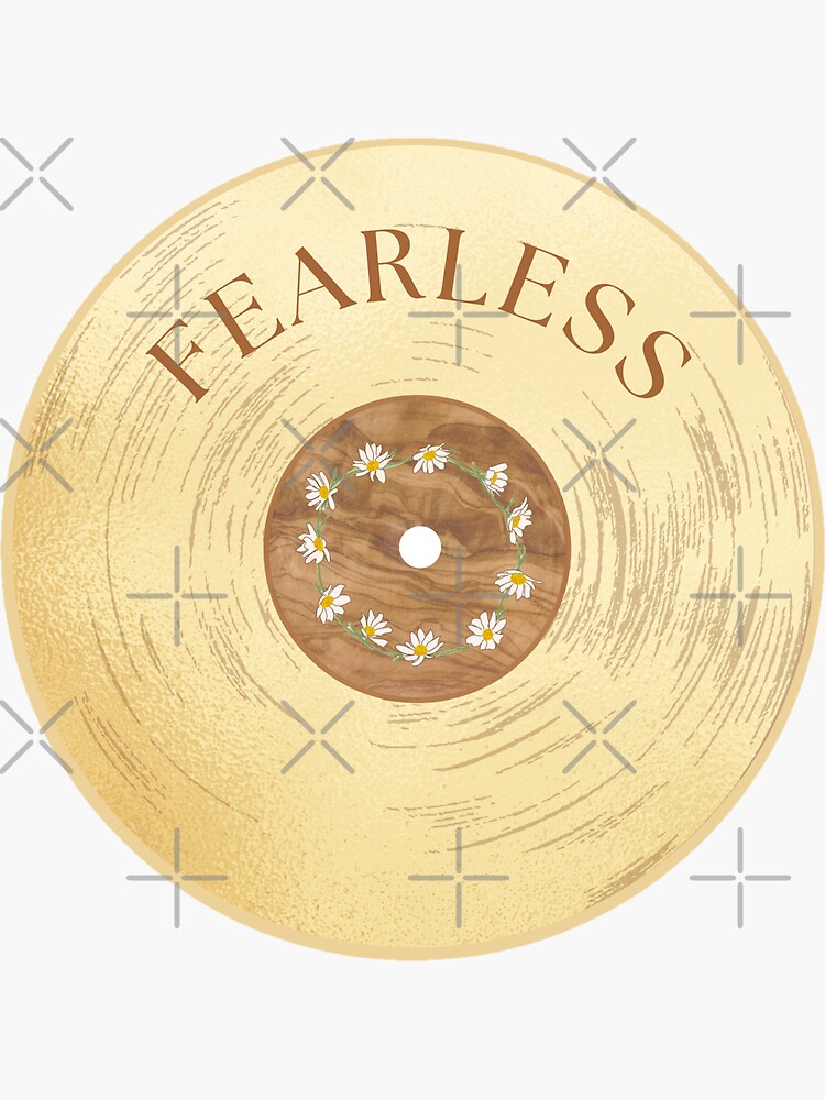 "Fearless Vinyl Record - Taylor Swift" Sticker for Sale by PennyLoafer ...