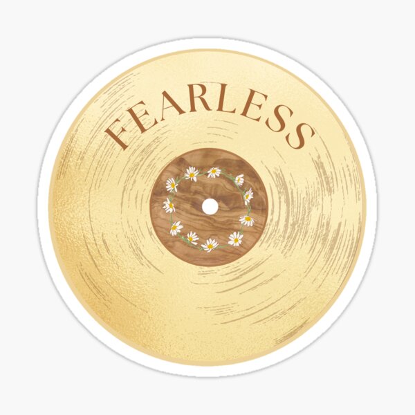"Fearless Vinyl Record - Taylor Swift" Sticker for Sale by PennyLoafer ...