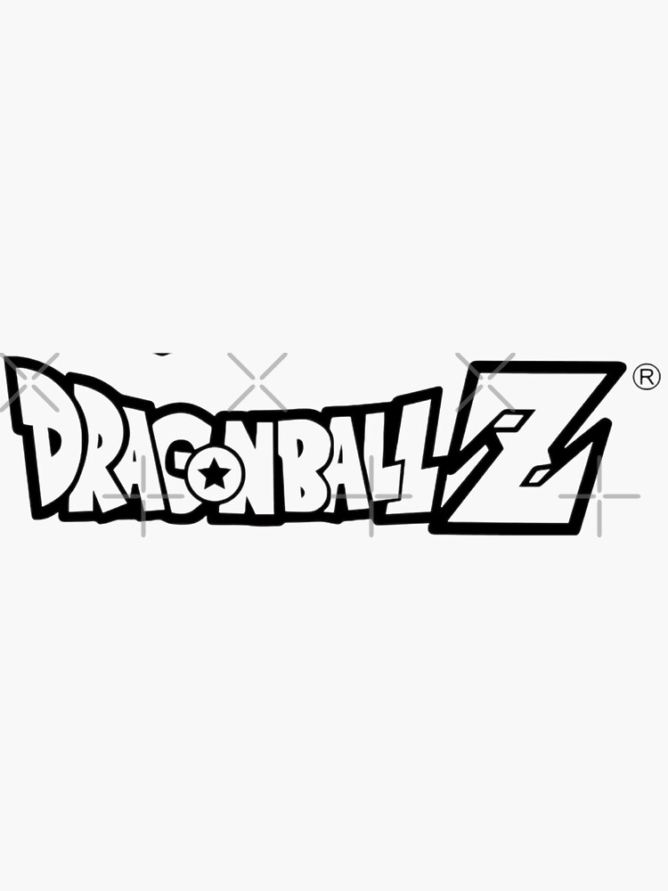 "Dragon ball z title" Sticker by Cristianlml | Redbubble