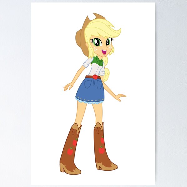 "Equestria Girls; Applejack" Poster for Sale by Ellaba70 | Redbubble