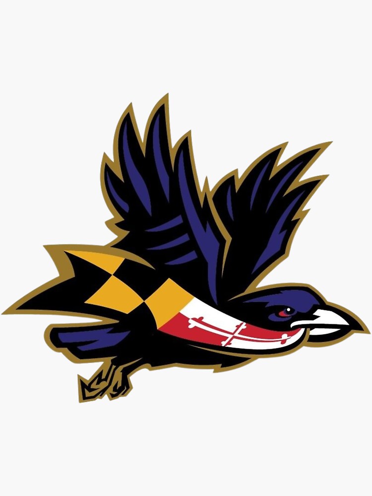 "Baltimore Ravens Redesign" Sticker for Sale by TurboClub | Redbubble