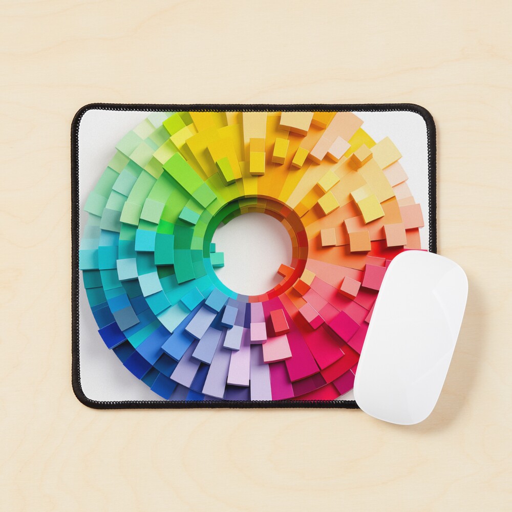 "Color Wheel. Color Blocks by Vladimir Shmoylov." Sticker for Sale by ...