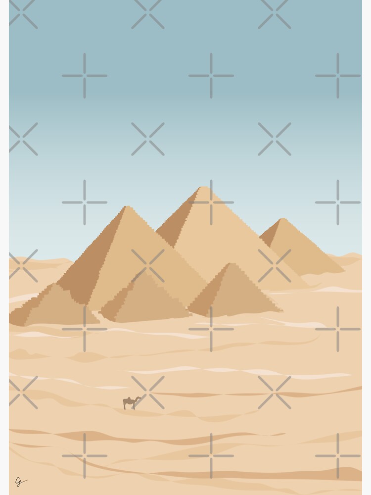 "Pyramids of Giza, Egypt" Sticker for Sale by Lyman Creative Co. by ...