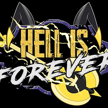 "Hazbin Hotel Adam Hell is Forever" Sticker by Vryla | Redbubble