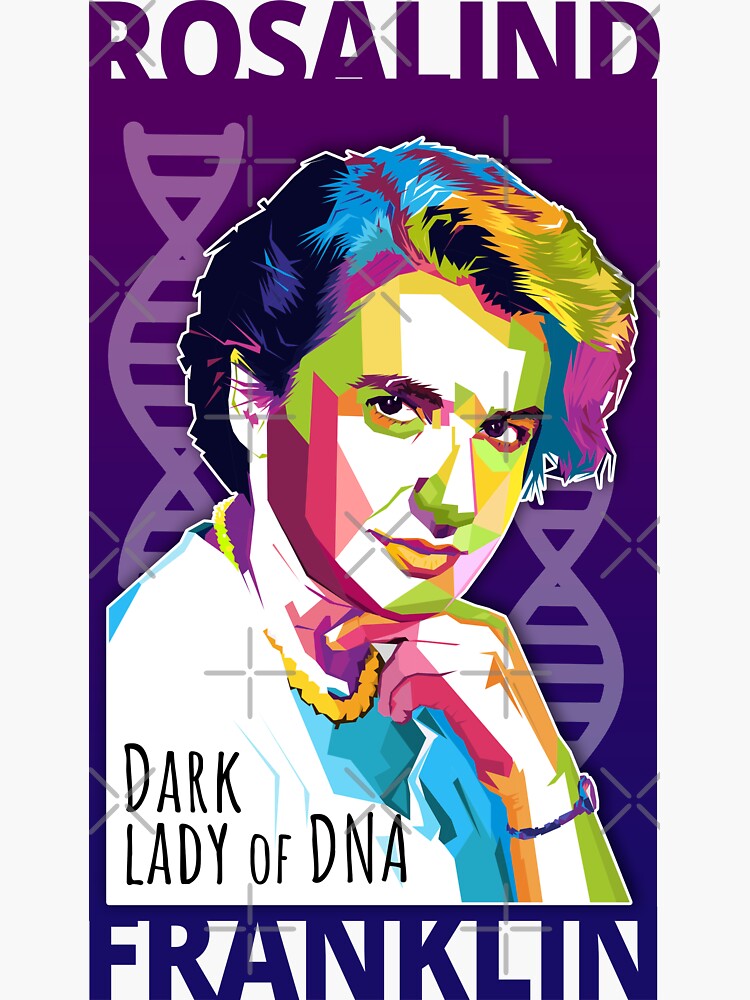 "Rosalind Franklin" Sticker for Sale by Shecience | Redbubble