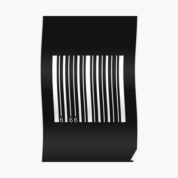 "666 Barcode" Poster by Slinky-Reebs | Redbubble