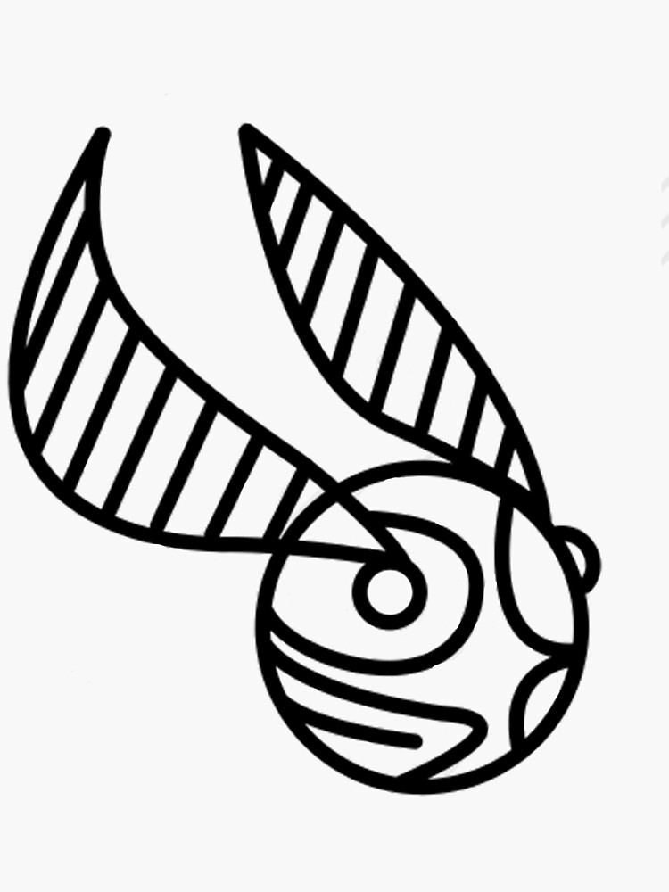 "The Snitch" Sticker for Sale by The-Print-Hub | Redbubble