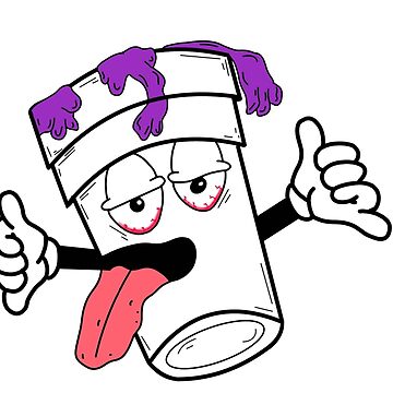 "Faded Lean Cup" Sticker for Sale by Threehitsdeep | Redbubble